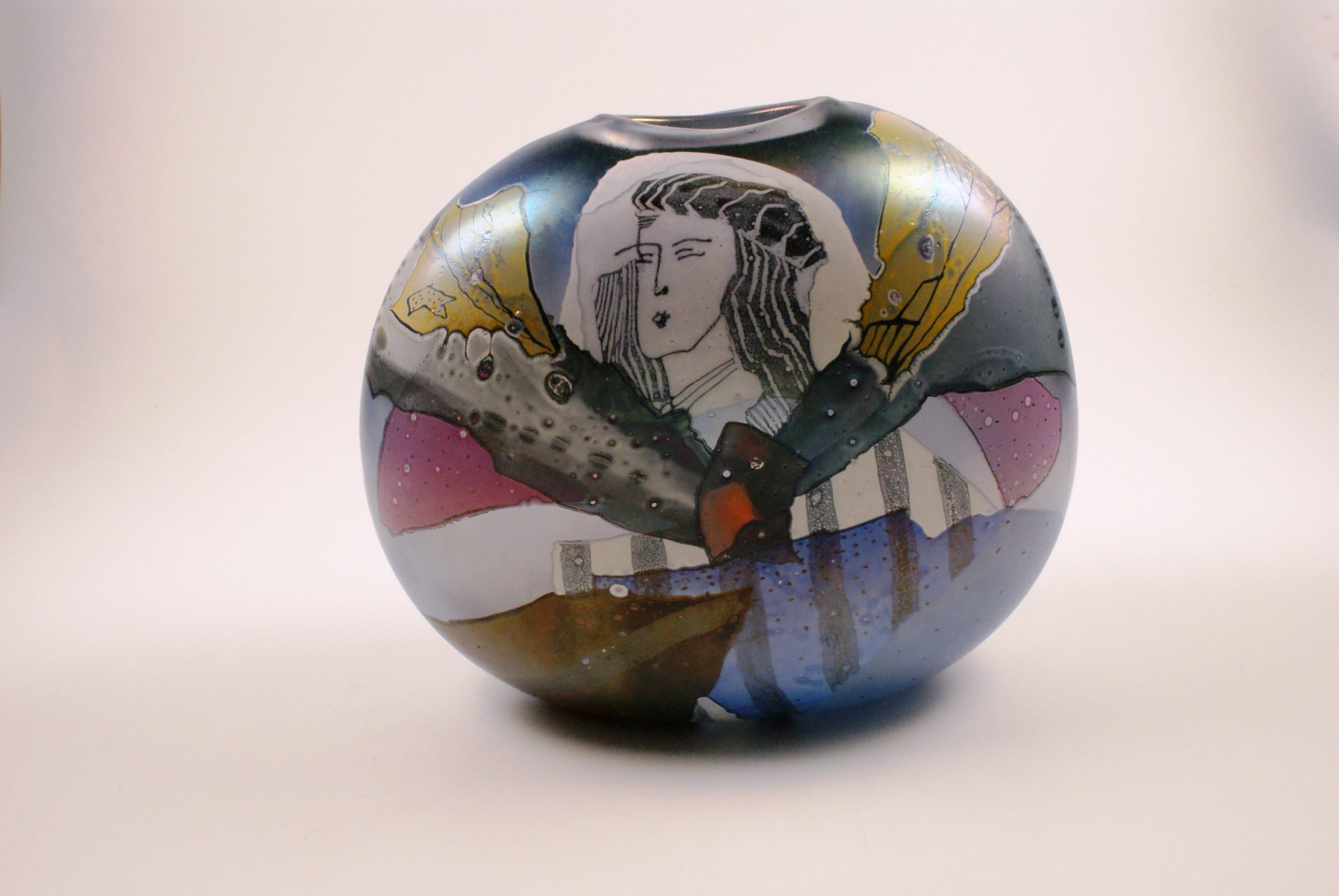 Informationen für die Susanne Precht: Vase „Über den Bergen ...